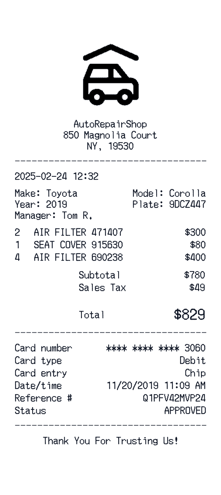 Free Online Receipt Maker & Generator